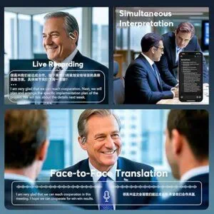 Xoruezls | Headphones | Ai Translation Earbuds Real Timebuletooth 6 ...